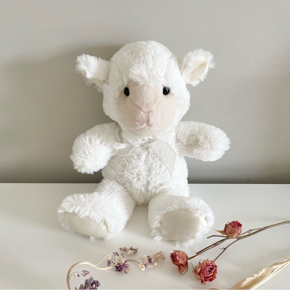 Toys | Super Soft Cuddly Little White Lamb Stuffed Animal | Poshmark